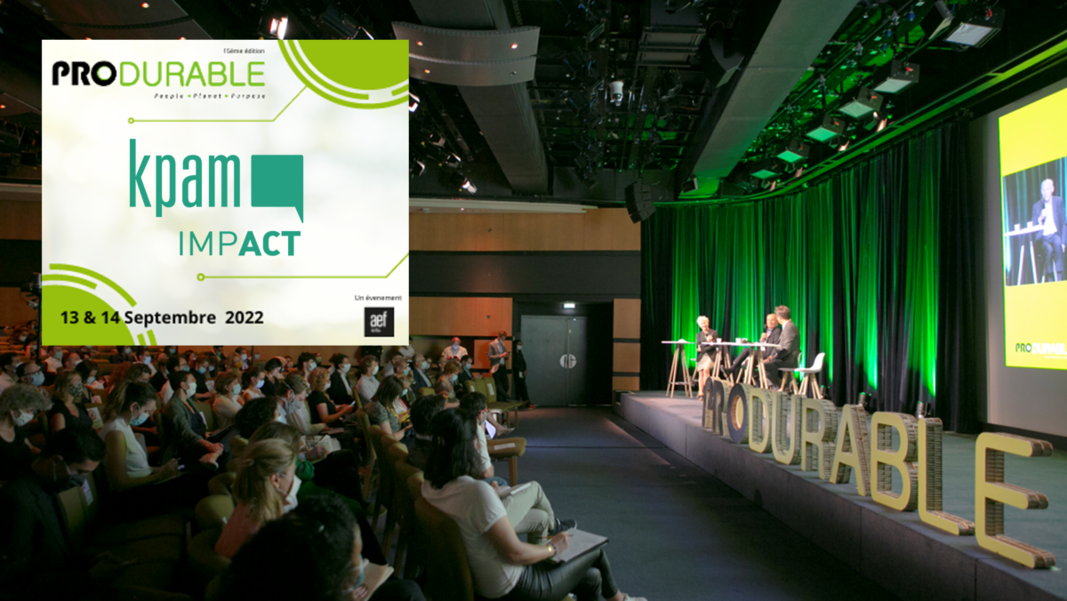 KPAM IMPACT vous donne rendez-vous au salon PRODURABLE 2022 | KPAM